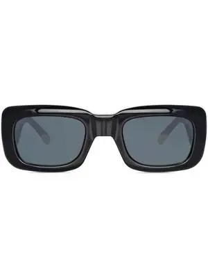 Linda Farrow Marfa Rectangle-frame Sunglasses - Black