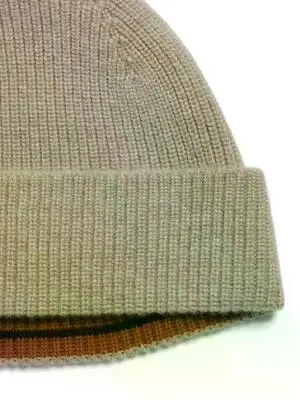 Zegna Ribbed-knit Cashmere Beanie