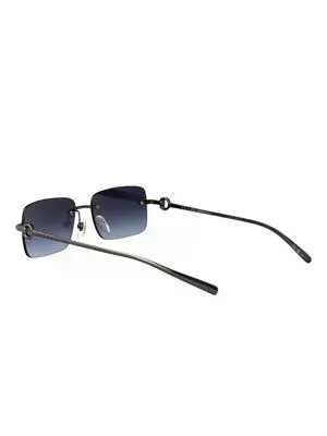 Gucci Rimless Rectangle-frame Sunglasses