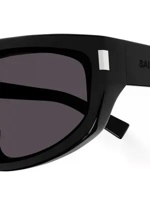 Saint Laurent Nova Geometric Sunglasses - Black