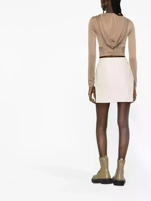 Heron Preston Fitted Mini Skirt With Side Slits