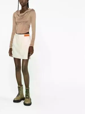 Heron Preston Fitted Mini Skirt With Side Slits
