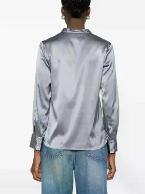 Peserico Bead-embellished Silk Blend Blouse