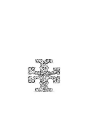 Tory Burch Icon Pavé Stud Earrings