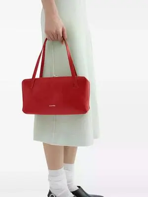 JIL SANDER Goji Leather Shoulder Bag - Red