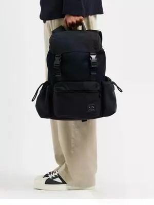 Armani Exchange Logo-patch Backpack