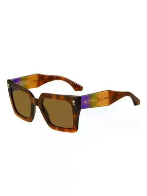 Etro Colourstripes Sunglasses - Brown