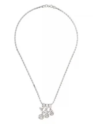 ROSES METALS Sterling Rose Pendant Necklace - Silver