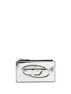 DIESEL® 1dr Card Holder - Silver