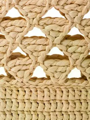 Prada Woven Crochet Tote Bag