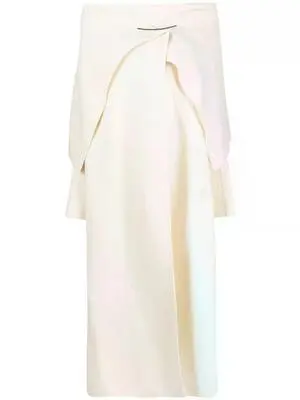 THE ROW Cashmere-silk Blend Drape-detail Coat