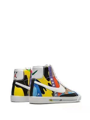 Nike X Ruohan Wang Blazer Mid '77 Flyleather Qs Sneakers