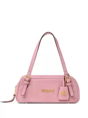 Versace Tag Bowling Shoulder Bag - Pink