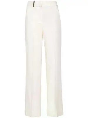 Peserico Straight-leg Jacquard Trousers