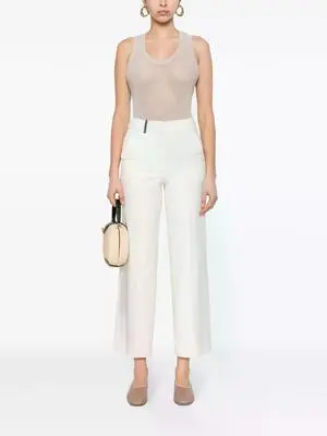 Peserico Straight-leg Jacquard Trousers