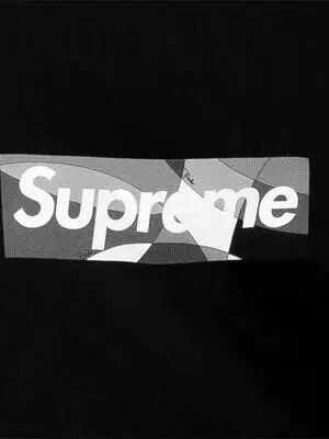 Supreme X Emilio Pucci Box Logo T-shirt - Black