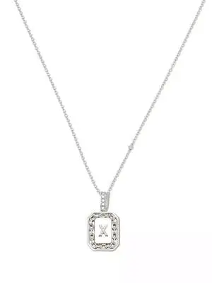 Shay X Initial Diamond Necklace - Silver