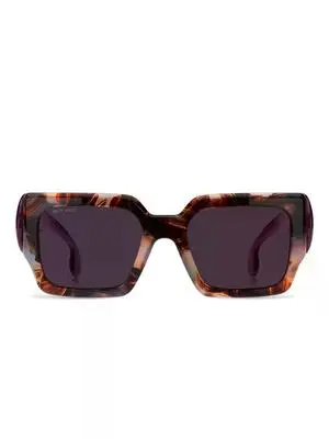 Etro Tortoiseshell Square-frame Sunglasses - Brown