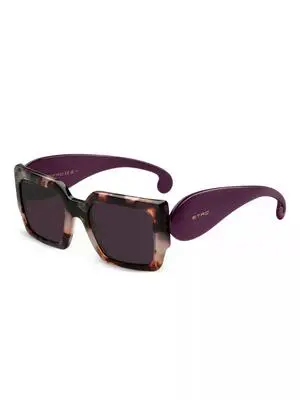 Etro Tortoiseshell Square-frame Sunglasses