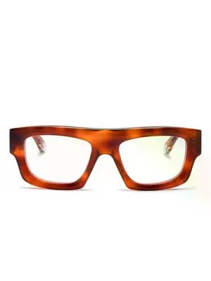 Gucci Square-frame Glasses - Brown
