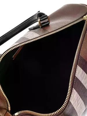 Burberry Check Pattern Bowling Bag