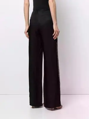 BARUNI Side-stripe Wide-leg Trousers