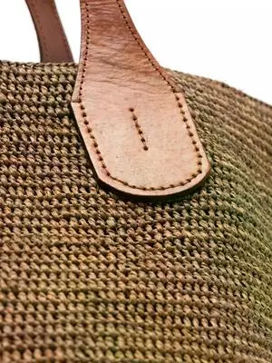 IBELIV Woven Raffia Tote Bag