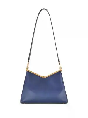 Etro Vela Leather Shoulder Bag - Blue