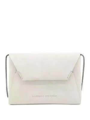 Brunello Cucinelli Clutch Bag With Chain-link Shoulder Strap