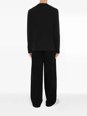 Burberry Equestrian Knight Motif Cotton Sweatshirt