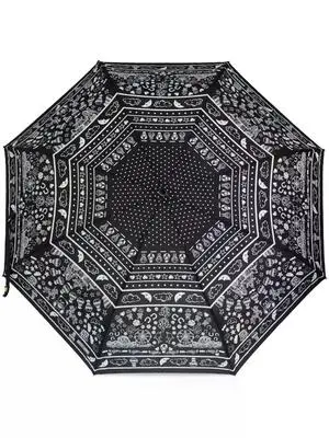 Moschino Graphic-print Umbrella - Black