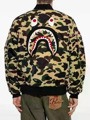 A BATHING APE Camouflage Pattern Bomber Jacket