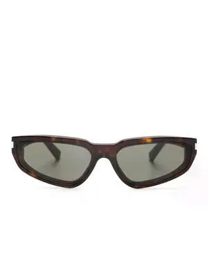 Saint Laurent Nova Tortoiseshell Sunglasses - Brown
