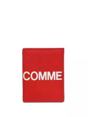 Comme Des Garçons Logo-print Leather Wallet