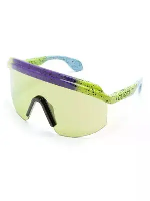 Gucci Oversize-frame Logo-embossed Sunglasses