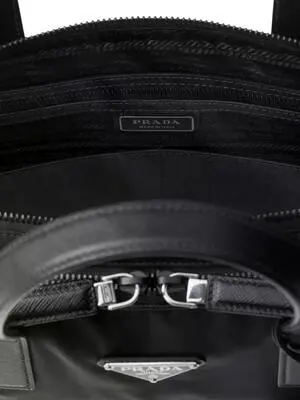Prada Logo-plaque Briefcase