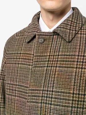 Tagliatore Checked Single-breasted Coat