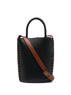 Chloé Color-block Leather Bucket Bag