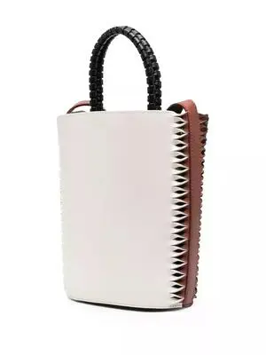 Chloé Color-block Leather Bucket Bag