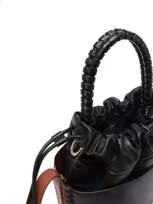 Chloé Color-block Leather Bucket Bag