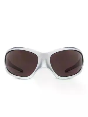 Balenciaga Skin Xxl Cat-eye Sunglasses - Grey
