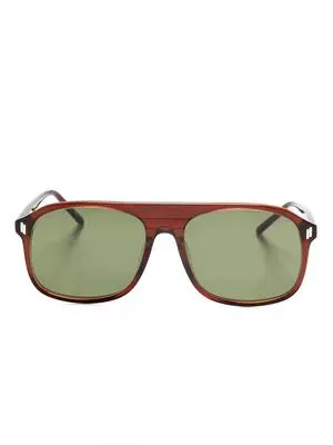 LESCA Club Sunglasses - Brown