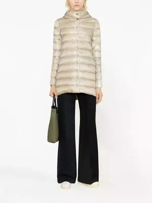 Herno Amelia Padded Down Coat - Neutrals
