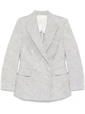 Eleventy Notched Lapel Blazers For Women