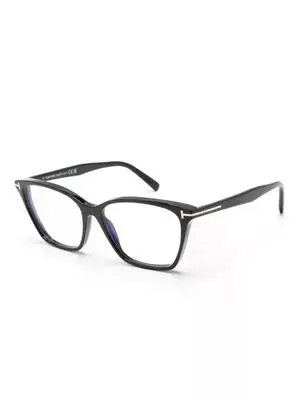 TOM FORD Rectangle-frame Glasses - Black