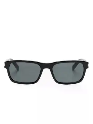 Saint Laurent Rectangle-frame Sunglasses - Black
