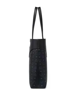Mcm Large Diamond Visetos Tote - Black