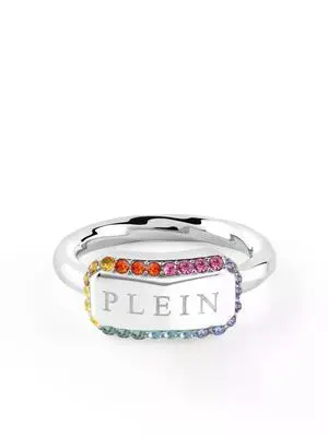 Philipp Plein Plein Tag Ring - Silver