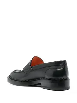 Santoni Alfie Round-toe Loafers