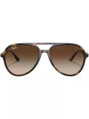 Ray-ban Tortoiseshell Aviator Frames - Green